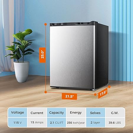 Free Standing Upright Freezer with Removable Shelf, Adjustable ...