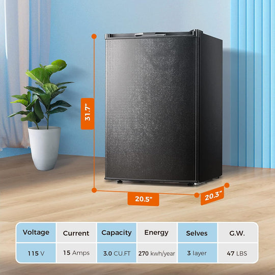 Free Standing Upright Freezer with Removable Shelf, Adjustable ...