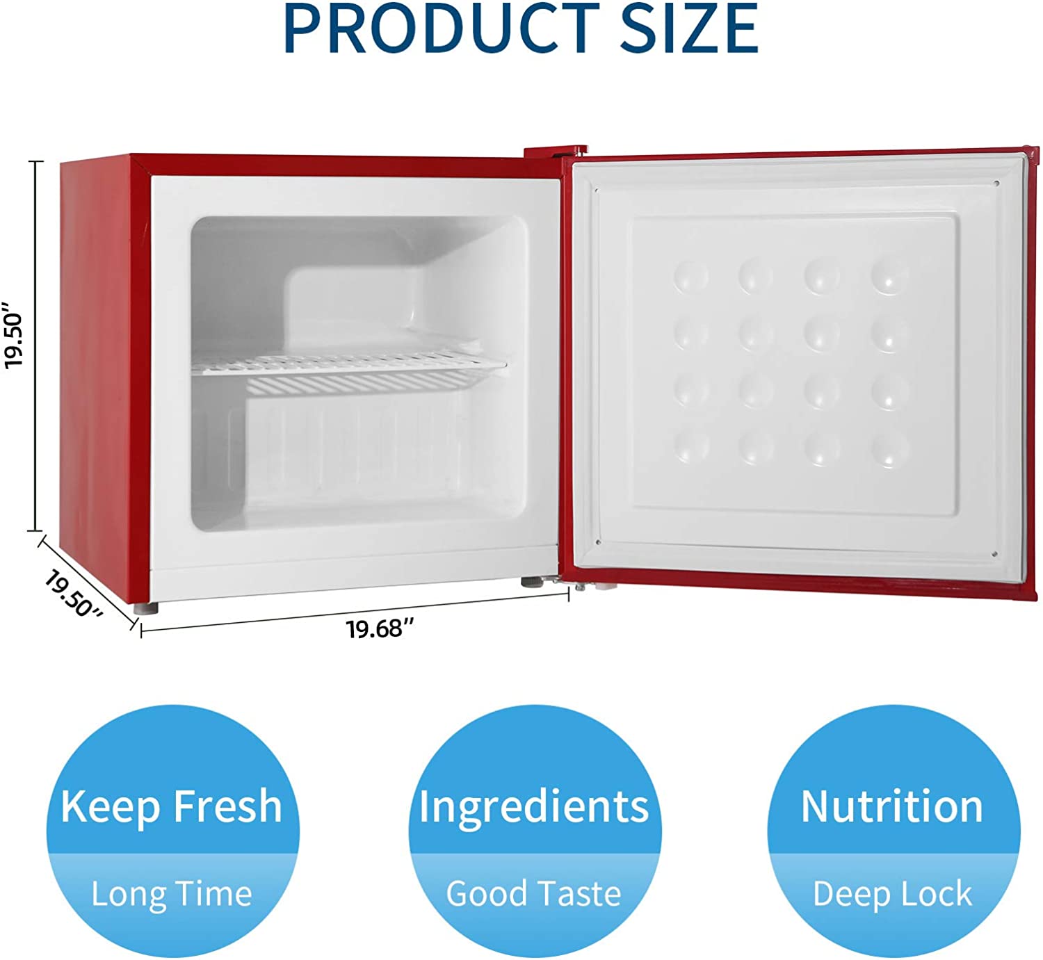 Small Upright Freezer for Home - Kismile