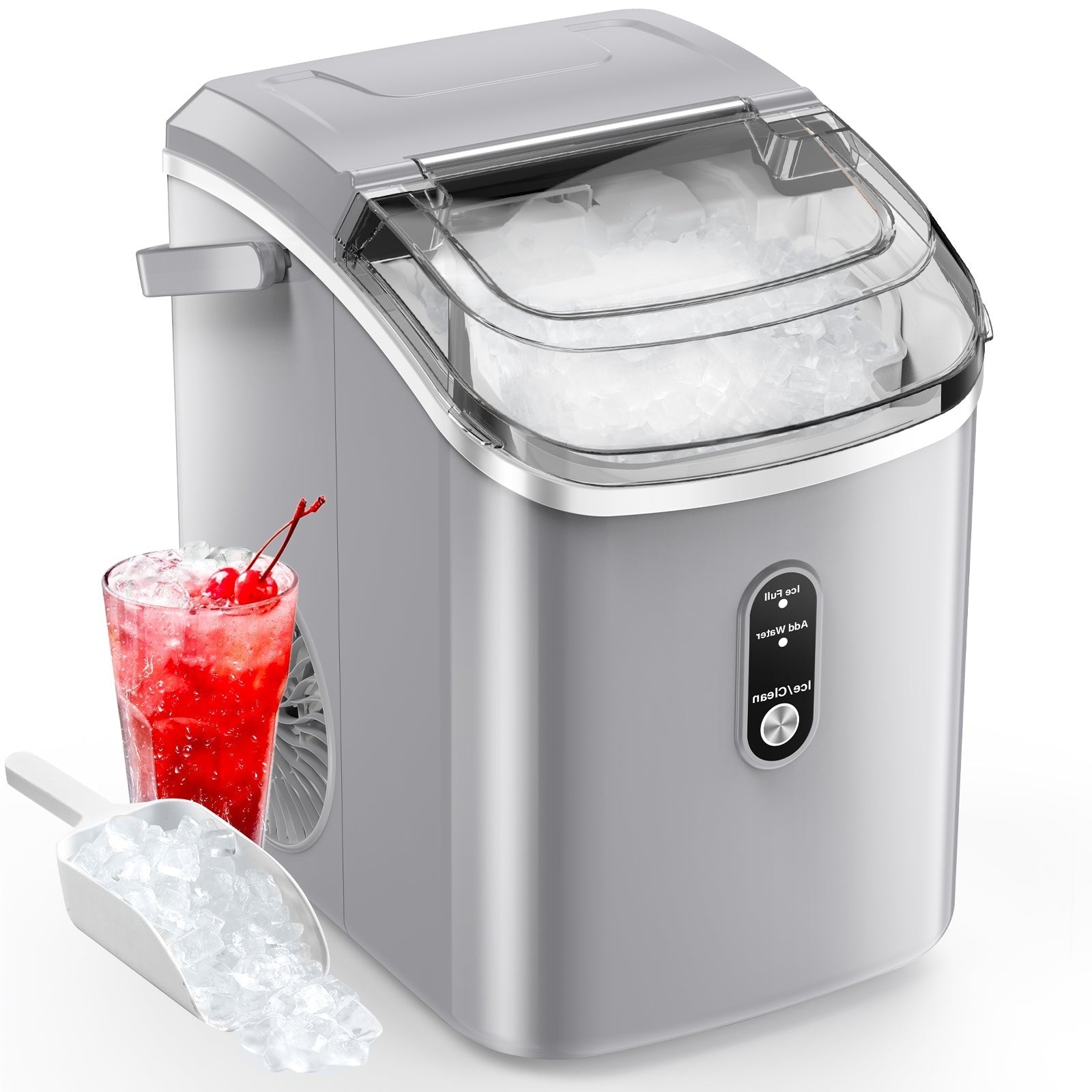 Nugget Pebble Ice Maker Countertop Hzb 15n Kismile